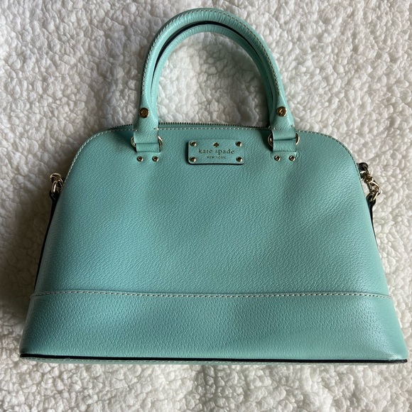 kate spade | Bags | Kate Spade Satchel Tiffany Blue Color | Poshmark